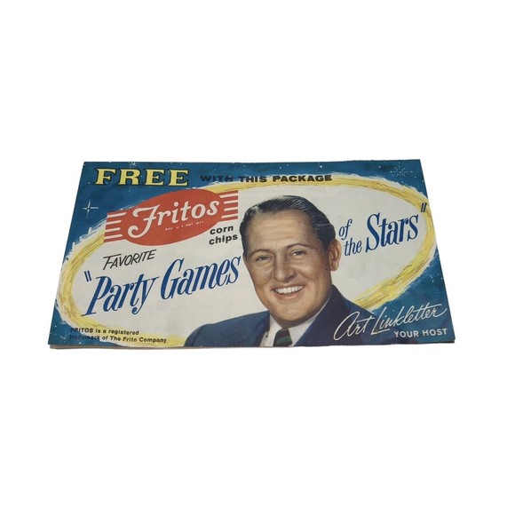 Fritos | Wall Decor | 96 Fritos Party Games Of The Stars Recipe Booklet ...